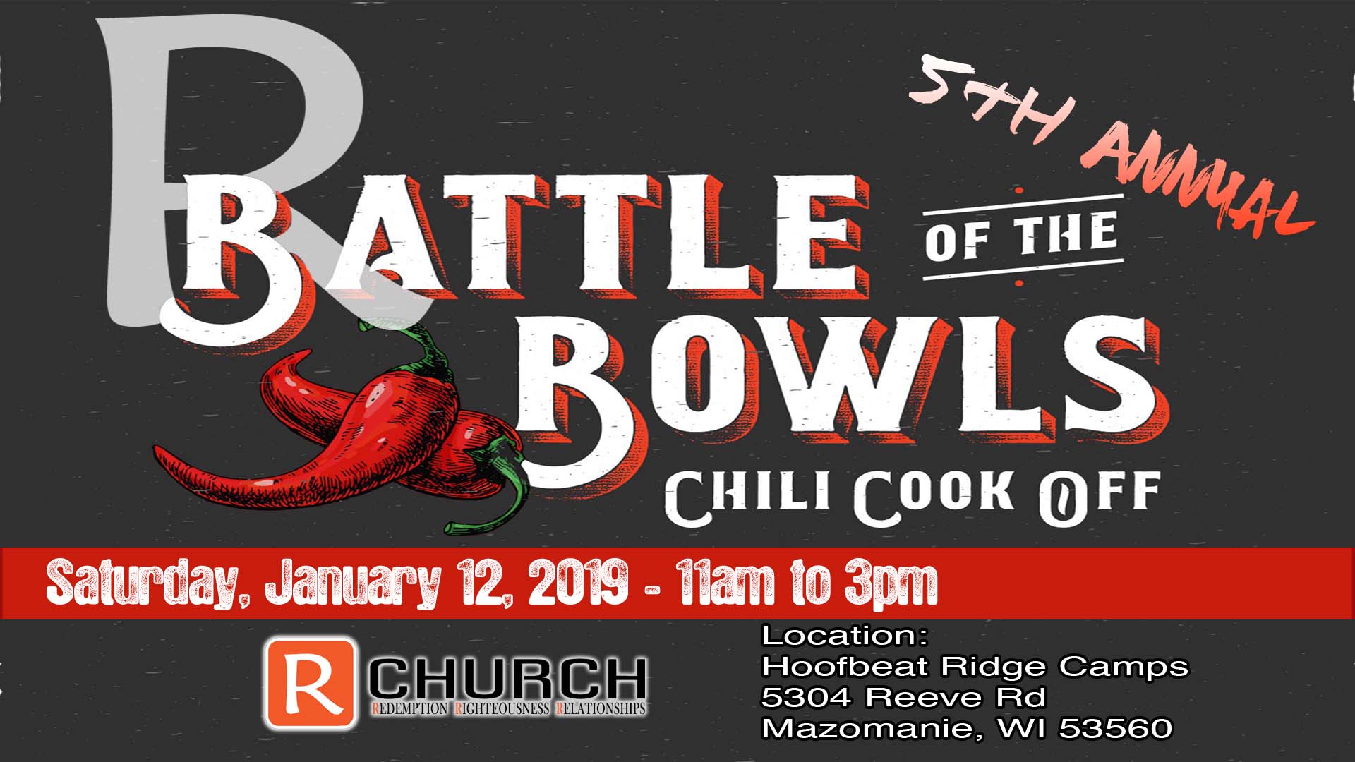 5th Annual Battle of the Bowls - Chili Cook-off - RChurch