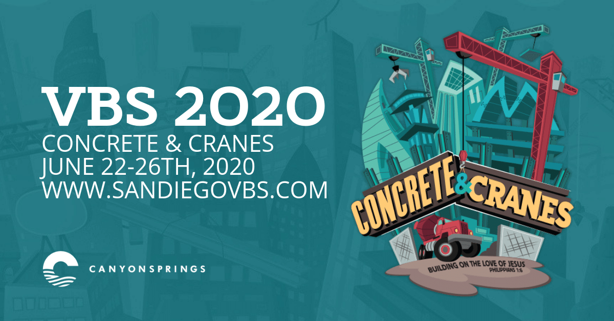 Vacation Bible School (VBS) 2020 - Canyon Springs Church