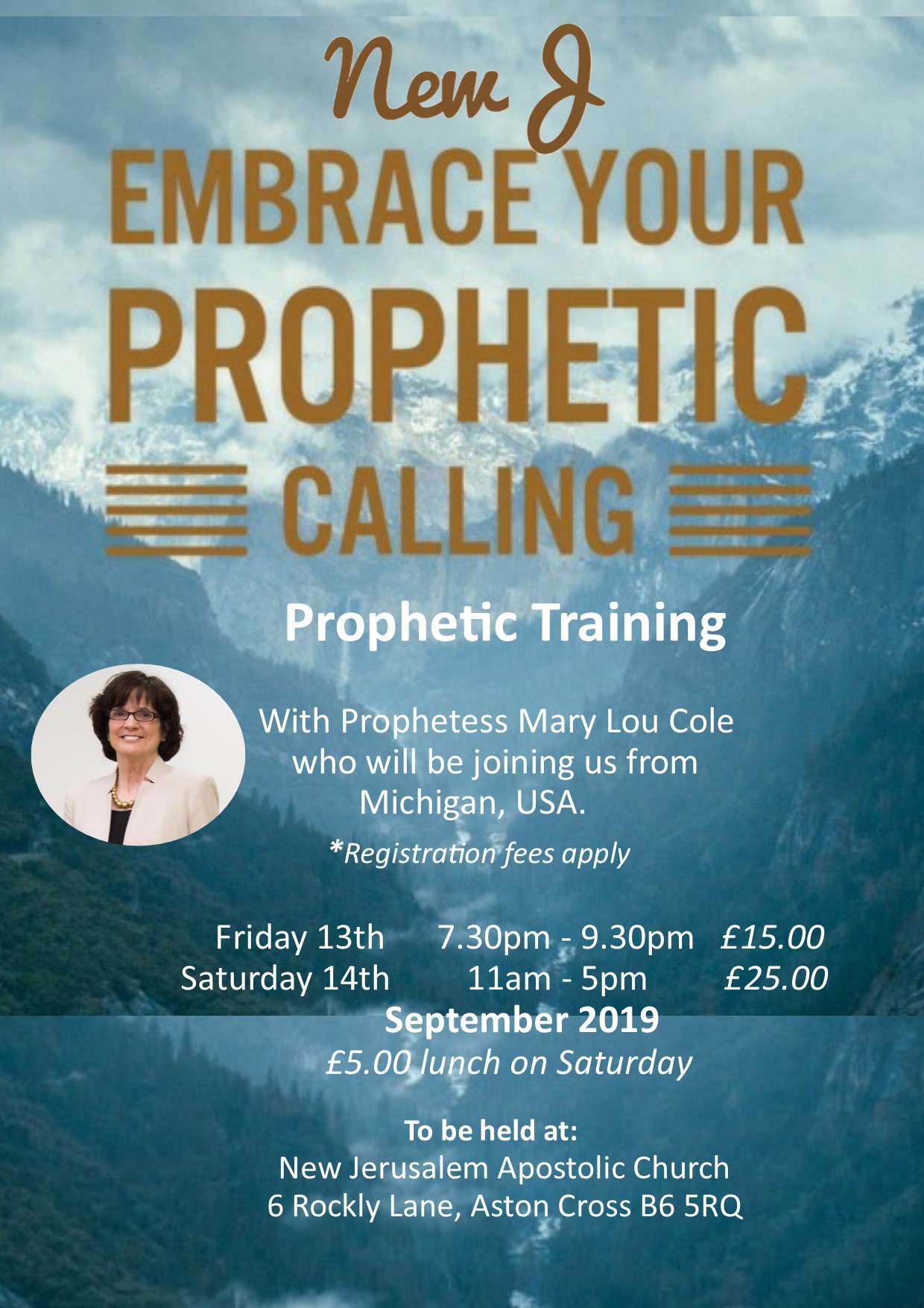 Prophetic Training - New Jerusalem Apostolic Church