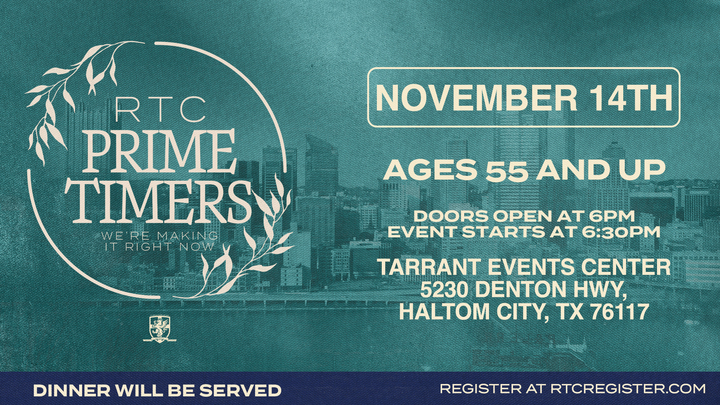 FTW | Prime Timers Dinner - Revival Today Church