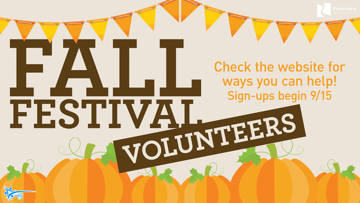 Fall Festival Volunteers - Riverview Community Church