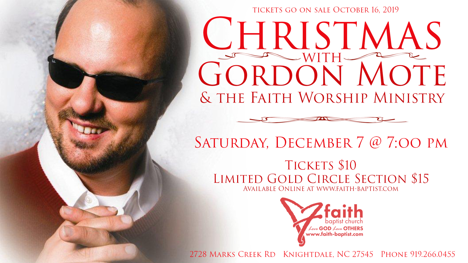 Christmas with Gordon Mote & the Faith Worship Ministry - Faith Baptist ...