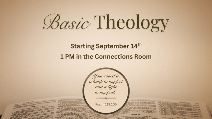 Basic Theology Class - Parksville Fellowship Baptist Church
