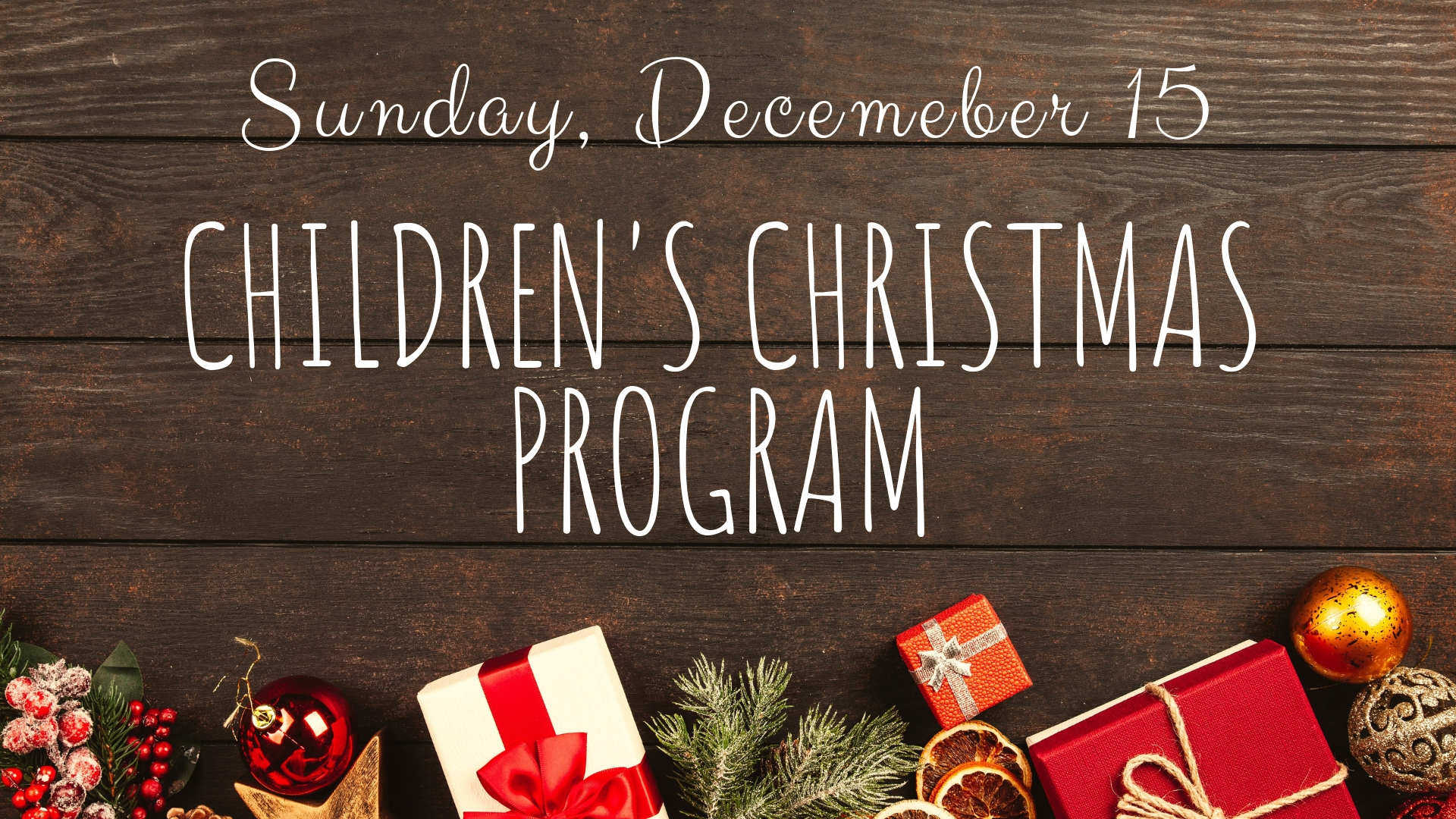OHC Children s Christmas Program Orchard Hills Church