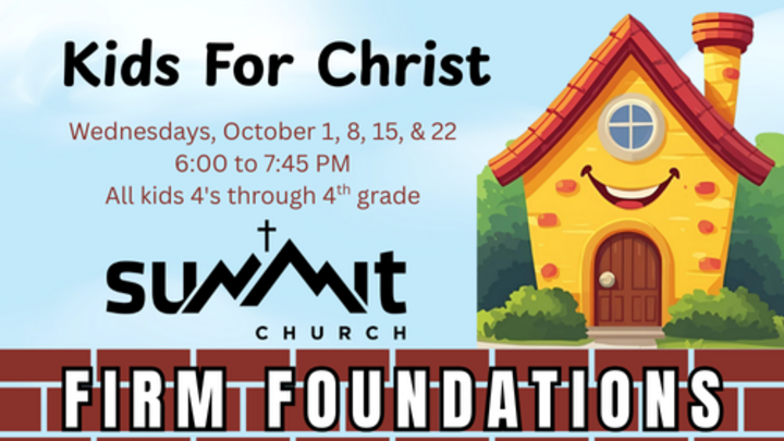 Kids for Christ Fall 2025 - Summit Church