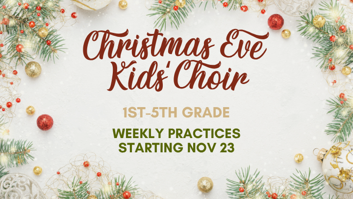 First Kids Choir Practice - Gateway Church
