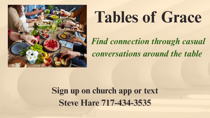 Table of Grace - Susquehanna Grace Community Church