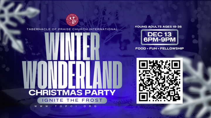 Winter Wonderland Christmas Party: Ignite the Frost - Tabernacle of ...