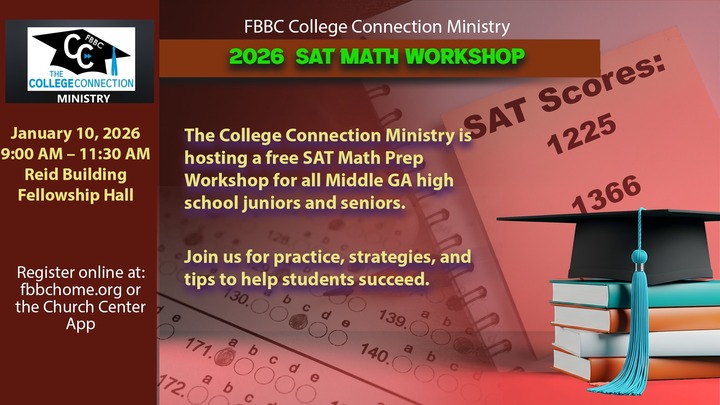 College Connection Ministry SAT Math Prep Workshop - Fellowship Bible ...