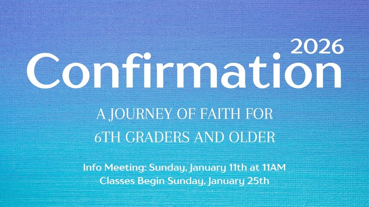 Confirmation 2026 - St. Andrew's United Methodist Church