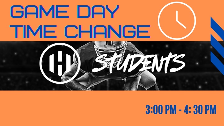 Game Day Time Change - Heritage Church