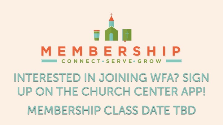 New Membership Class - Waycross First Assembly