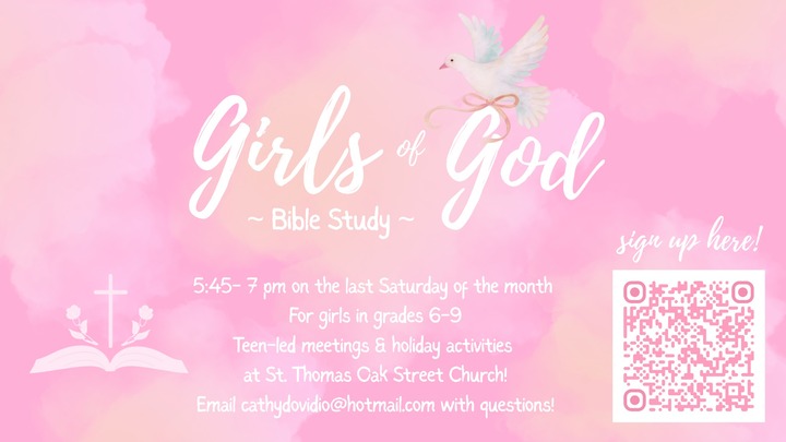 Girls of God Bible Study - St. Thomas the Apostle Church
