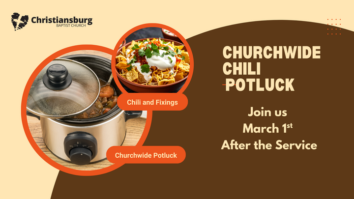 Chili Potluck - Christiansburg Baptist Church