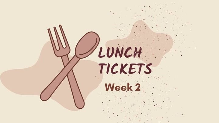 Lunch Tickets -Summer Blast WEEK 2 June 22-26, 2026 - Unity Community ...