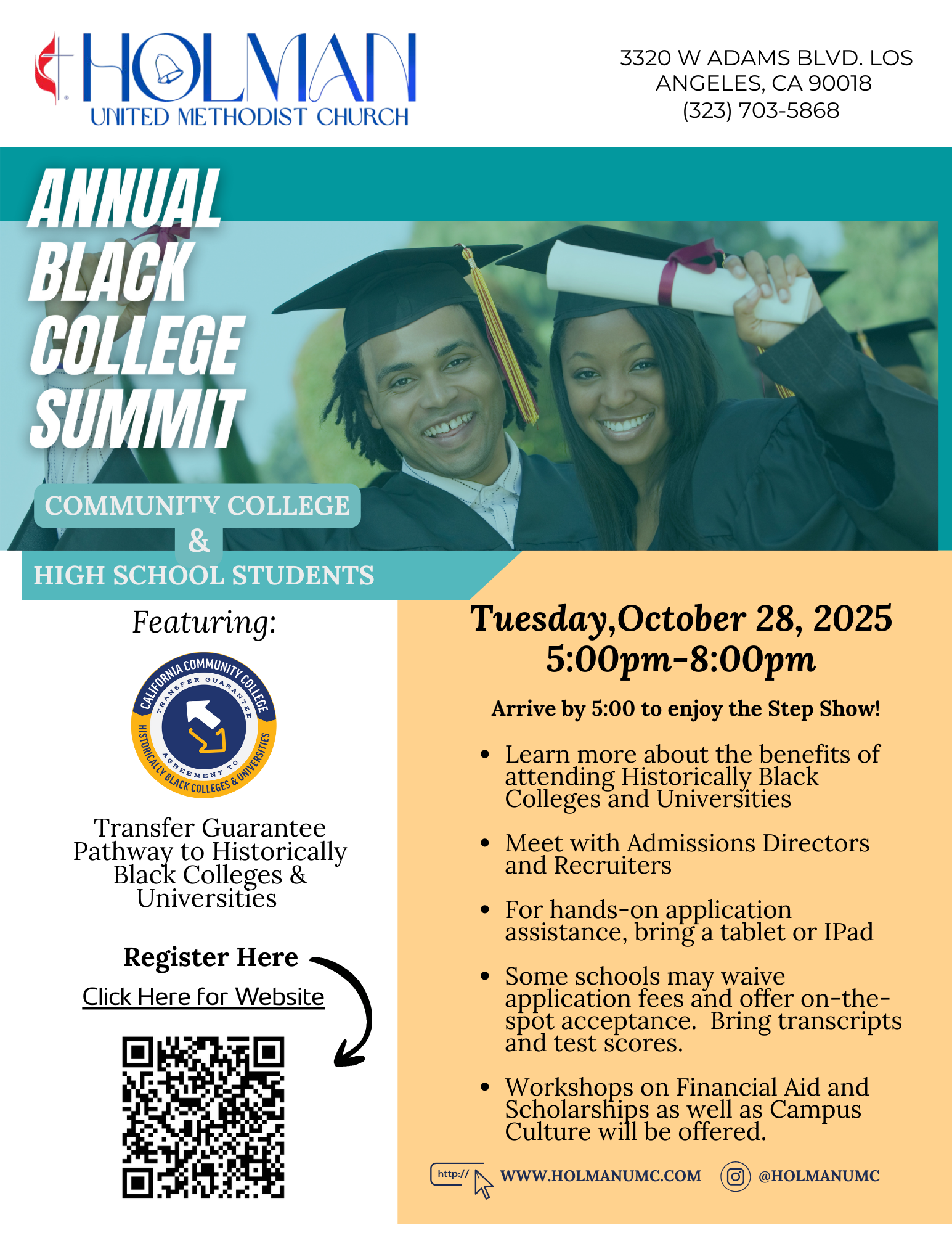 Black College Summit 2025 - Holman United Methodist Church
